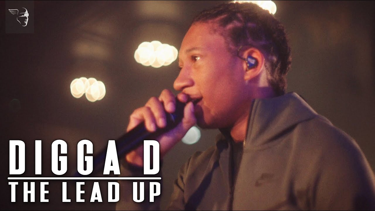 Digga D: Backstage before his First Ever Show | The Lead Up - YouTube