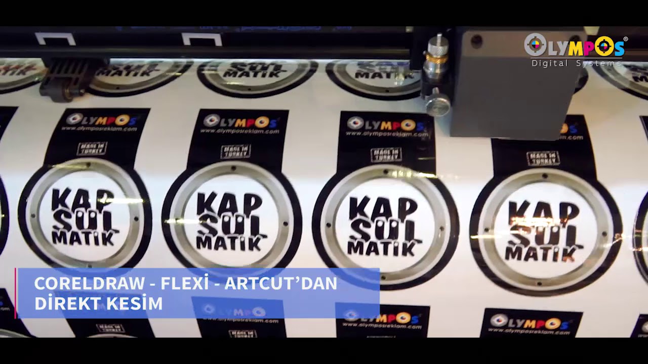 Olympos optik plus plotter folyo kesici makinesi #plotter - YouTube