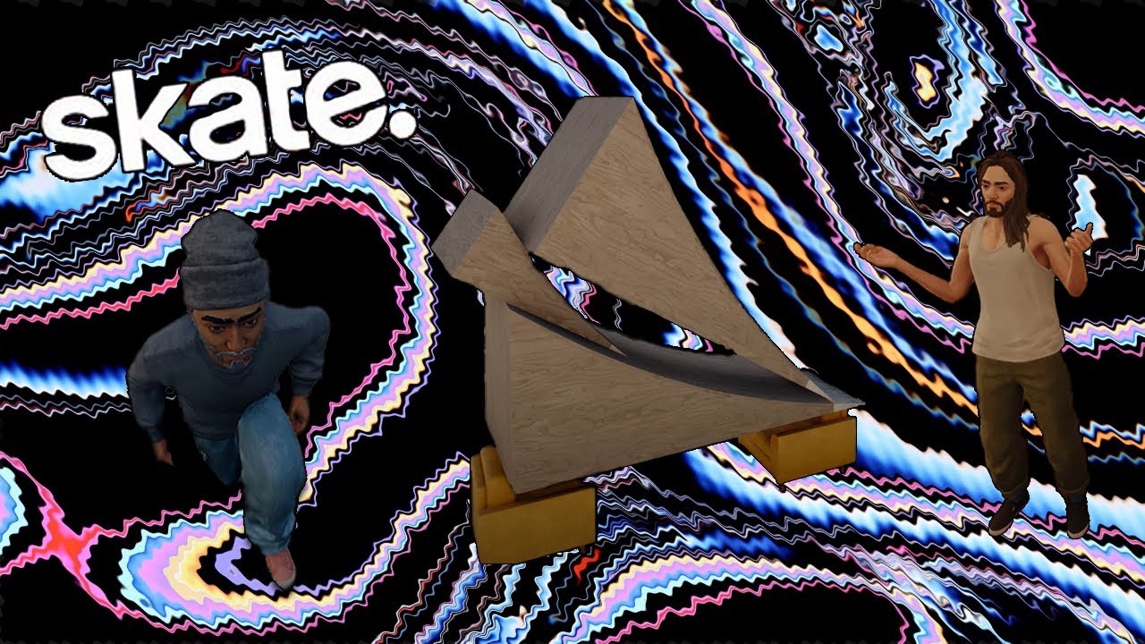 Skate Funny Moments - Super Sofa Mega Ramp, Can't Land The Trick ...