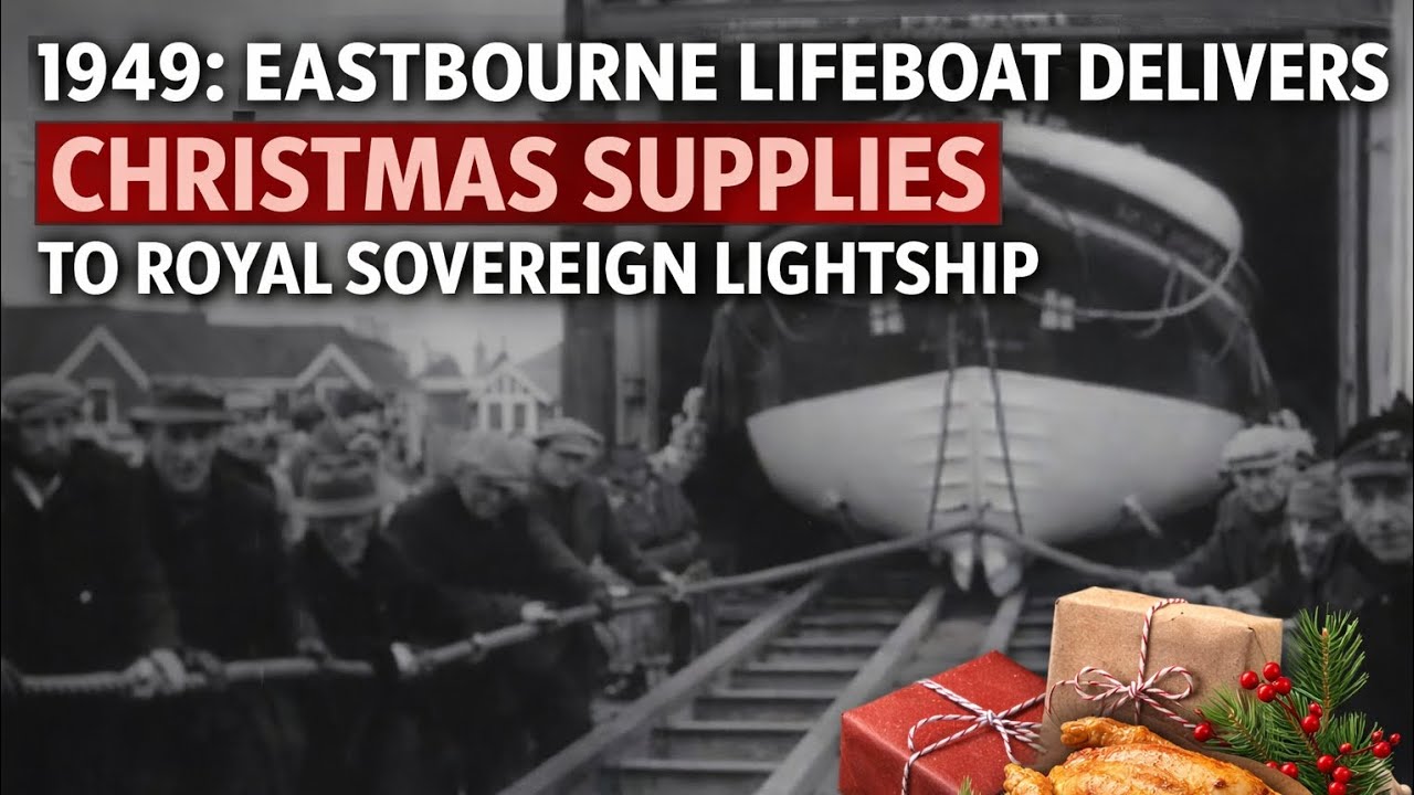 1949: Eastbourne Lifeboat Delivers Christmas Supplies to Royal ...