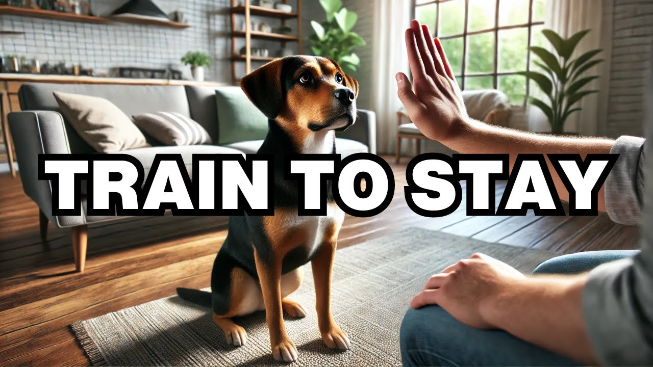How To Train A Dog To Stay? Explained - YouTube