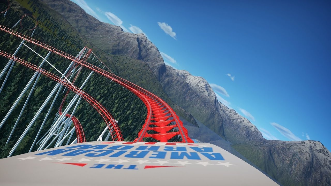 Planet Coaster: Brutal Drop RollerCoaster POV - YouTube