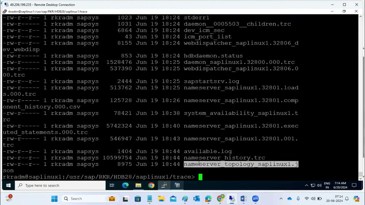SAP HANA -OS LEVEL FILE SYSTEMS - YouTube