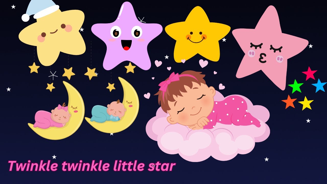Twinkle Twinkle Little Star | Sleeping Song | Bed Time lullaby | Kids ...