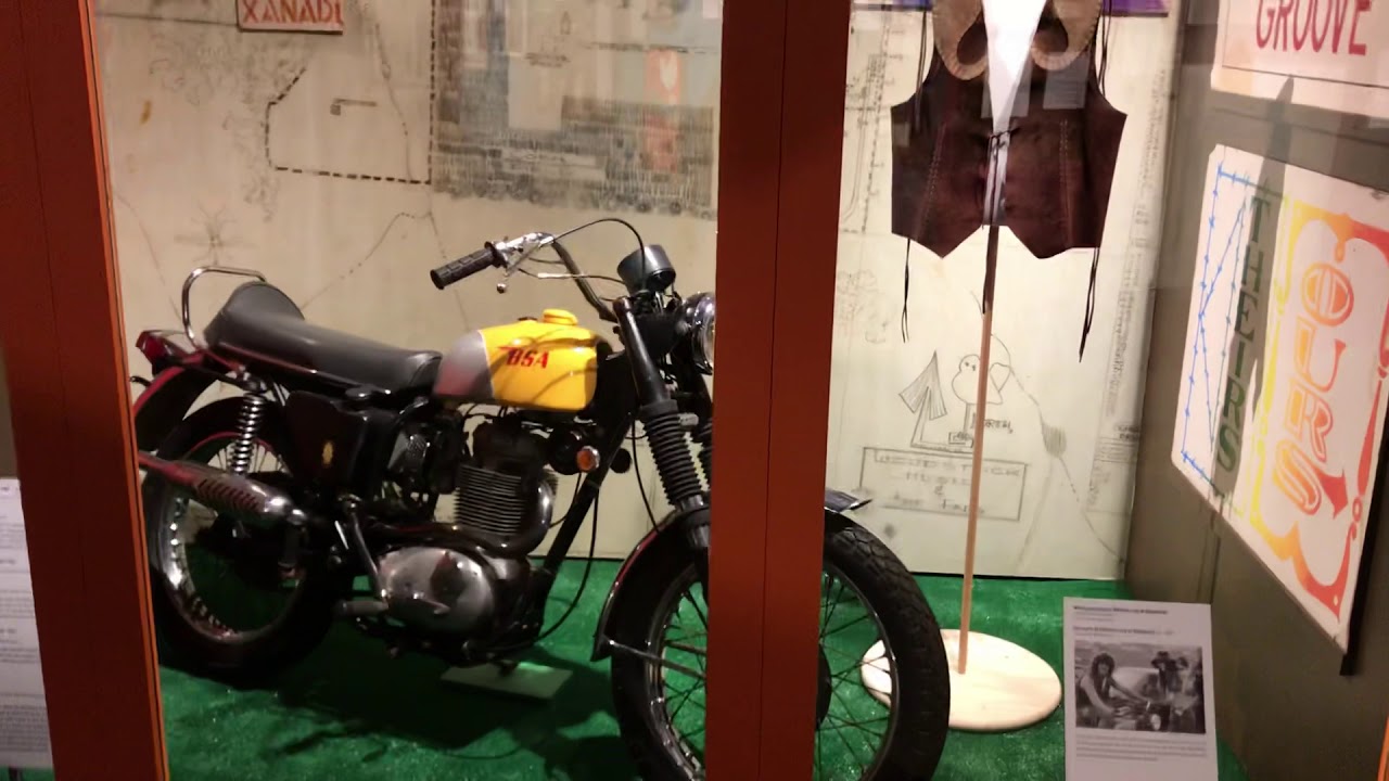 Original Michael Lang BSA motorcycle And vest used at 1969 Woodstock ...