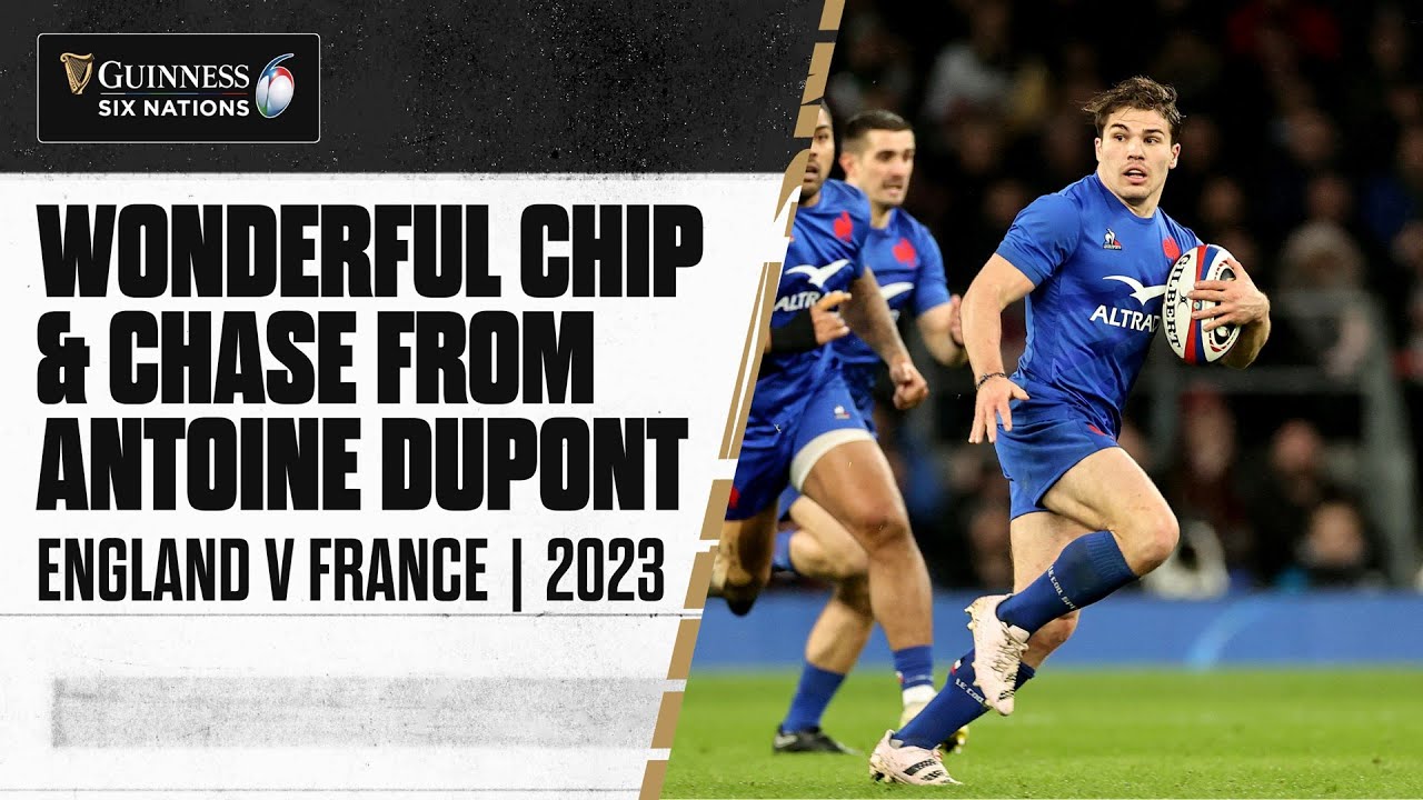 "HE'S SO SKILFUL" ⚡️| Antoine Dupont with a lovely chip & chase. - YouTube