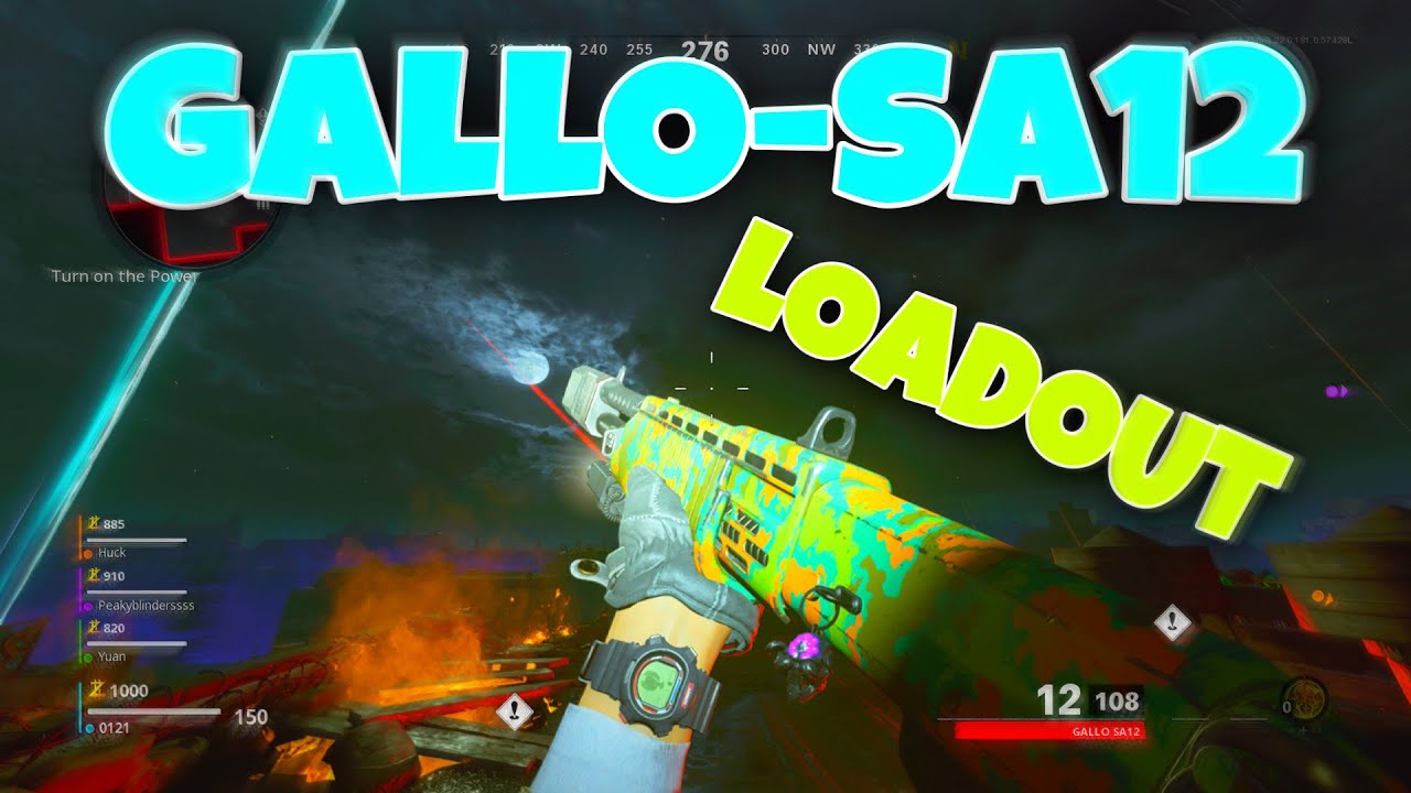 BEST Gallo SA12 Zombies Class Black Ops Cold War - YouTube