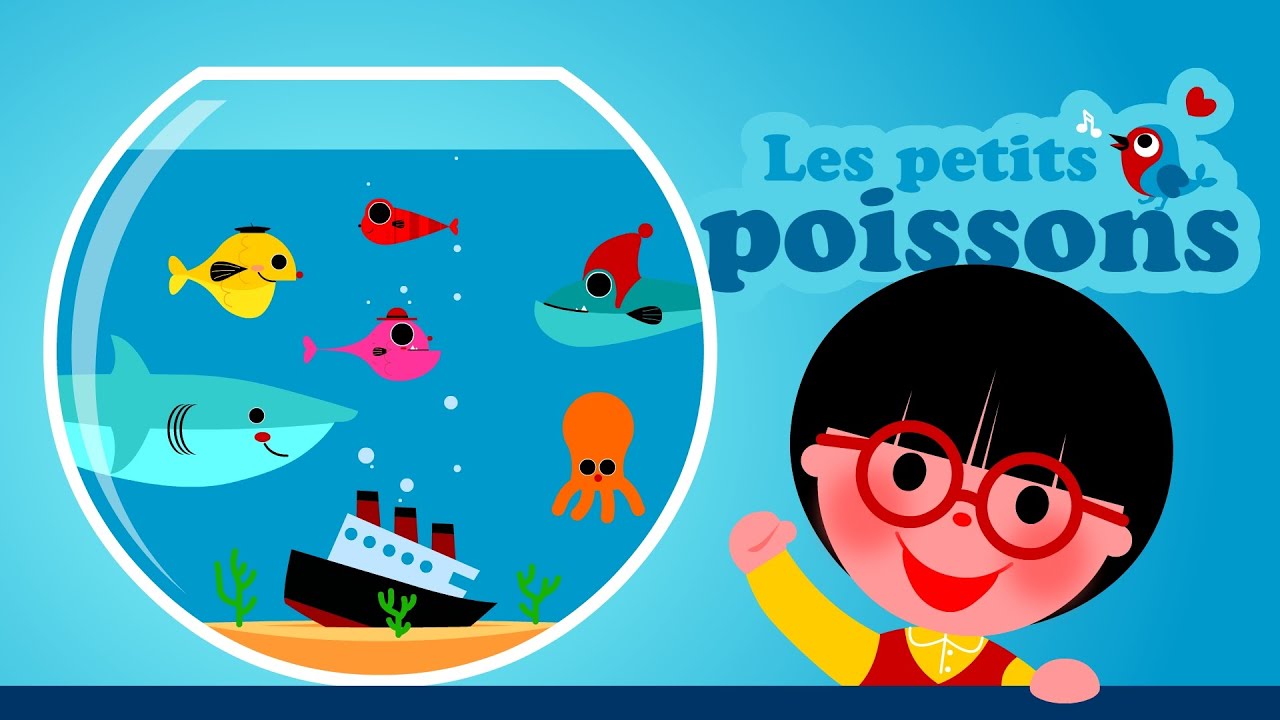 Les petits poissons dans l'eau 🐟 Petite berceuse pour endormir bébé ...