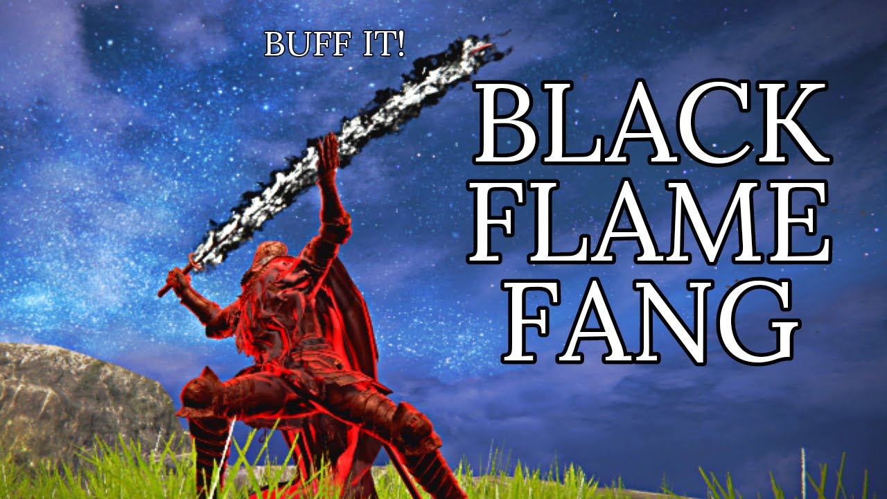 BUFF BLACK FLAME BLADE YOU COWARDS! (Elden Ring PVP) Piercing Fang ...