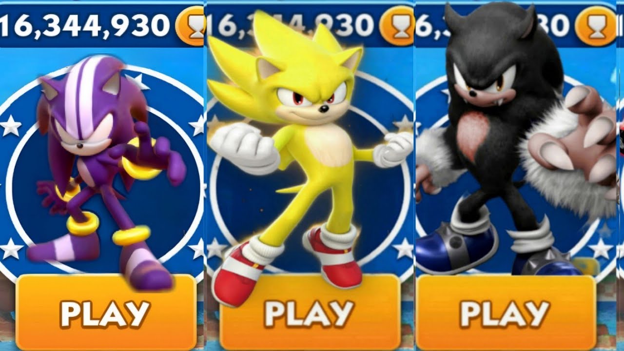 Sonic Dash - Darkspine VS Super Sonic VS Werehog Dash _ Movie Sonic vs All Bosses Zazz Eggman ...