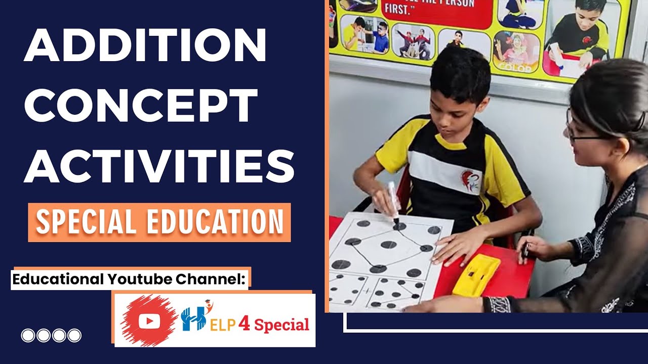 Special Education Addition Concept Activities | Help 4 Special - YouTube
