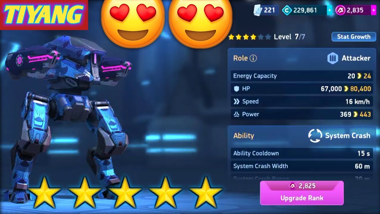Guardian Mech Rank Upgrade to 5 Stars | Guardian Arena Gameplay | Mech ...