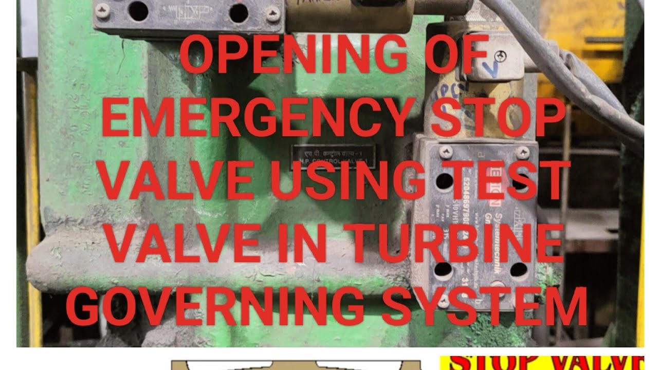OPENING & CLOSING PROCEDURE OF EMERGENCY STOP VALVE(ESV| HPSV & IPSV ...