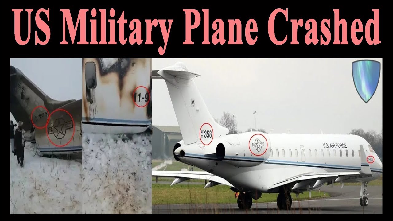 A US Military Plane E-11A Crashed - YouTube