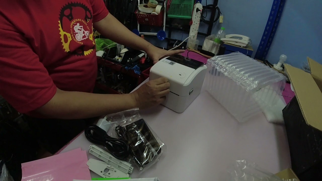 Unboxing New Thermal Printer from Shopee 420B USB + Bluetooth - YouTube