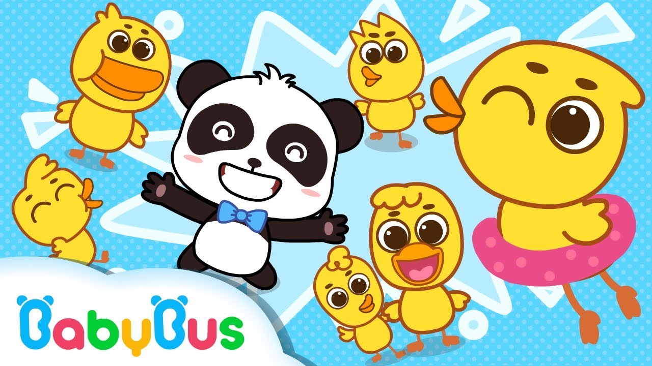 Seis Patitos Cua Cua Cua | Canciones Infantiles de Números | Aprender ...
