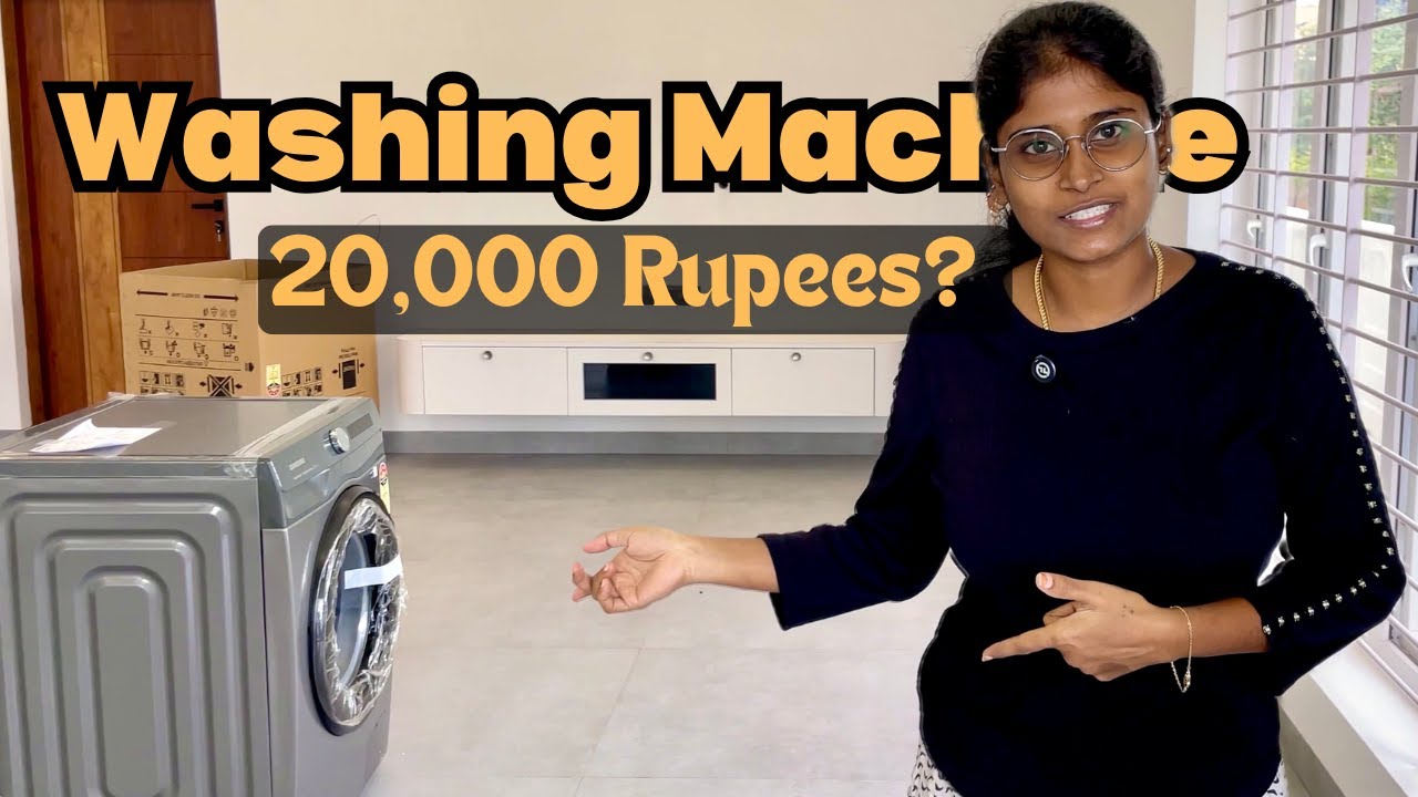 Massive Discount! Terrace Washing Machine Setup - YouTube