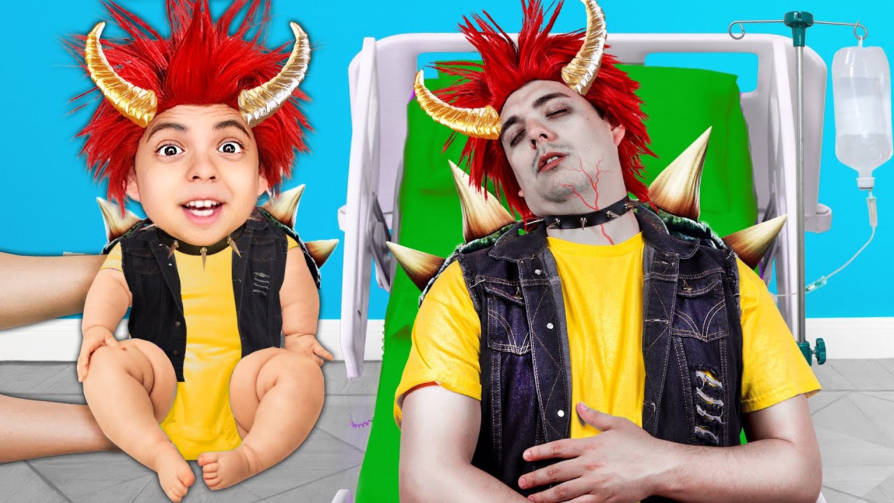 Birth to DEATH of Bowser in Real Life EMOTIONAL | Funny Super Mario ...