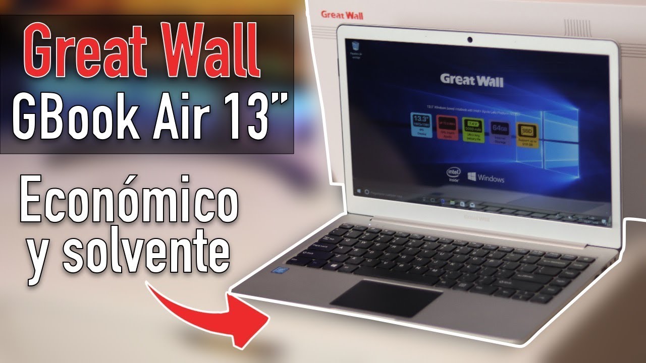 Great Wall GBook Air 13" | Un ordenador portátil económico y solvente ...