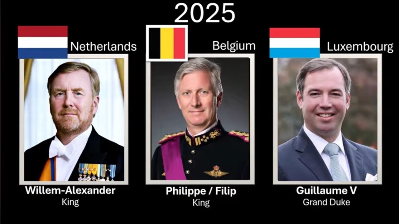 The Monarchs of Netherlands , Belgium & Luxembourg , every year (1815 ...