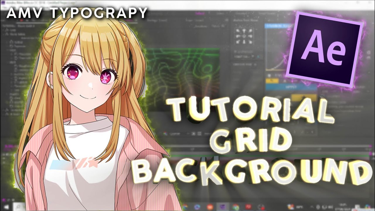 Grid Background - AMV Tutorial After Effect - YouTube