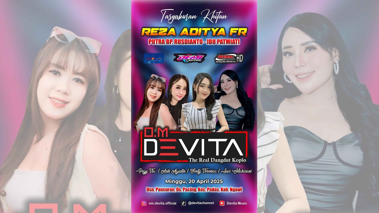 live - OM. DEVITA || TASYAKURAN KHITAN REZA ADITYA FR || IQBAL PRO - YouTube