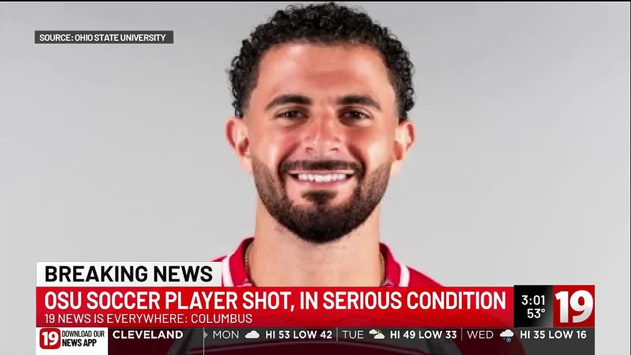 Ohio State soccer player accidentally shot during vehicle chase - YouTube