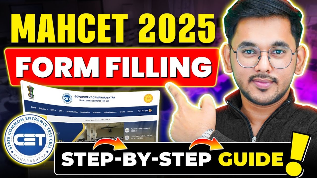 💥MAH CET 2025 Form Filling - Step-by-Step Process📝 How to Fill MBA-CET ...