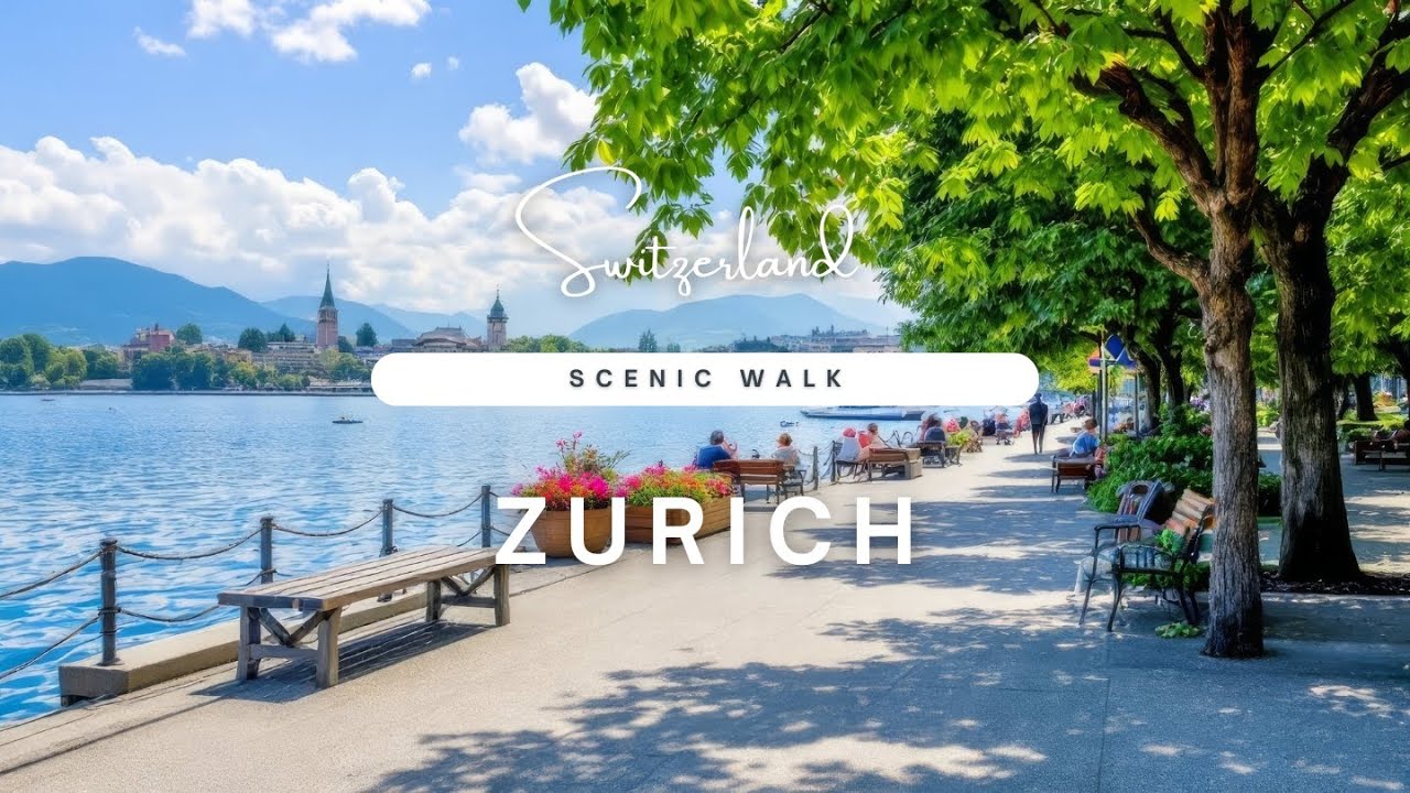 #17 SWITZERLAND I Zurich’s Best Views: A Gorgeous Walk to Lake Zurich 🌊 ...