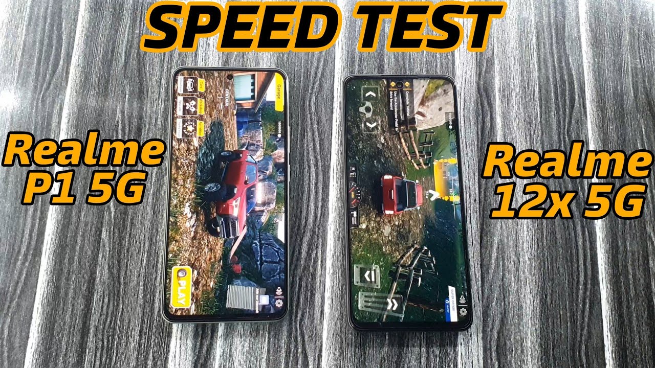 Realme P1 5G vs Realme 12x 5G Speed Test with Gaming, AnTuTu ...