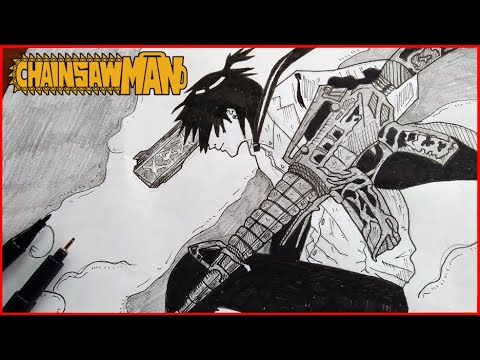 How to Draw AKI HAYAKAWA GUN DEVIL (CHAINSAW MAN) - Cara Menggambar GUN ...