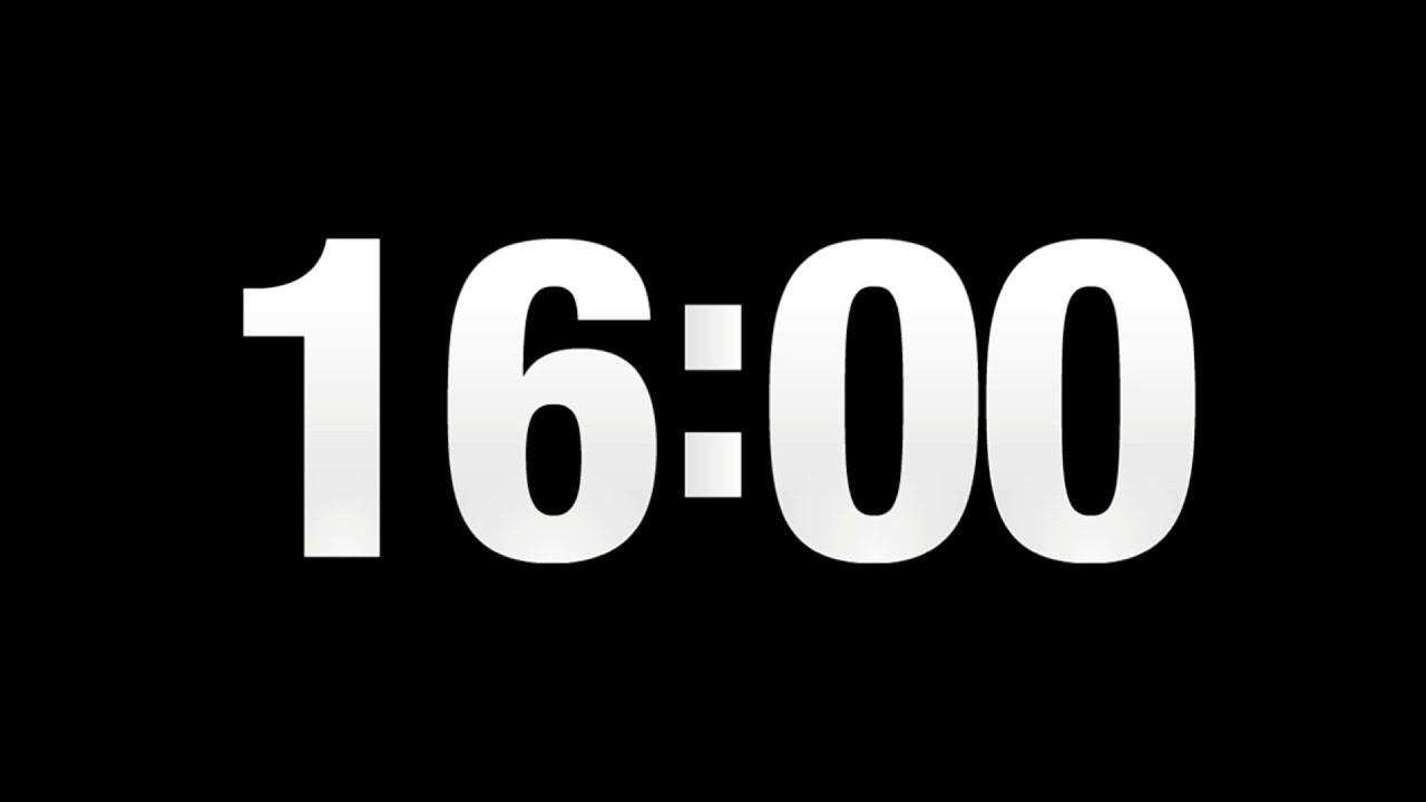 Countdown 16 minutes - YouTube