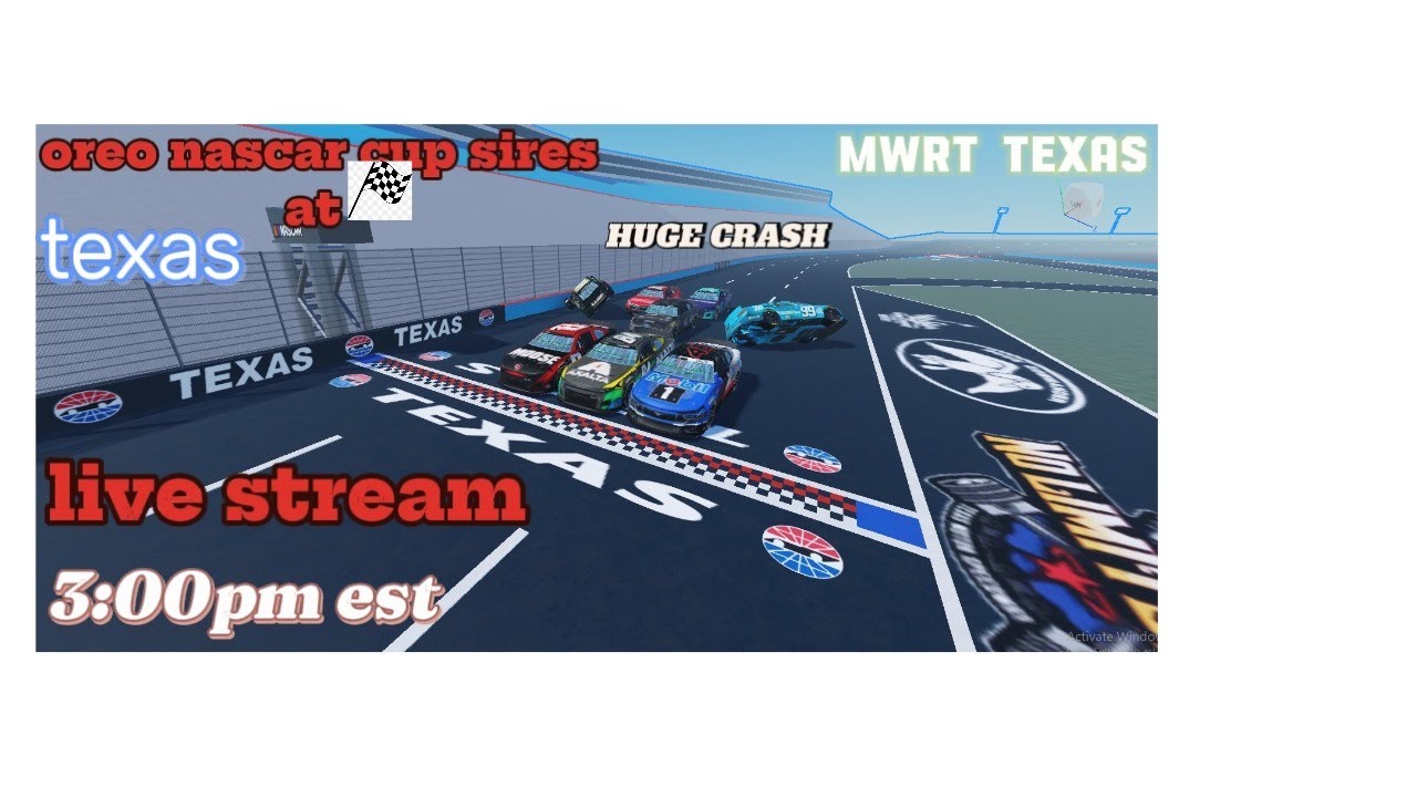 oreo nascar cup sireis leauge texas - YouTube