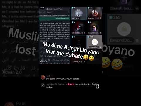 Muslim (Libyano) Admits (In A Sense) Jesus is YHWH - YouTube