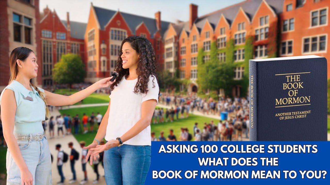100 College Students Share What The Book of Mormon Means to Them - YouTube