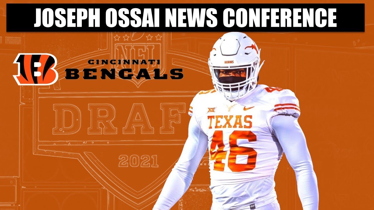 Joseph Ossai NFL Draft News Conference | Bengals Pick Texas Longhorns ...