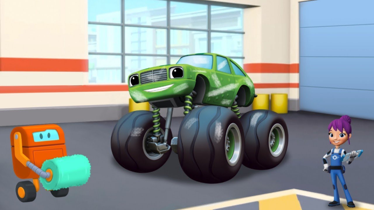 Blaze The Monster Machines : Robot Builder for Blaze Ep 04 - YouTube