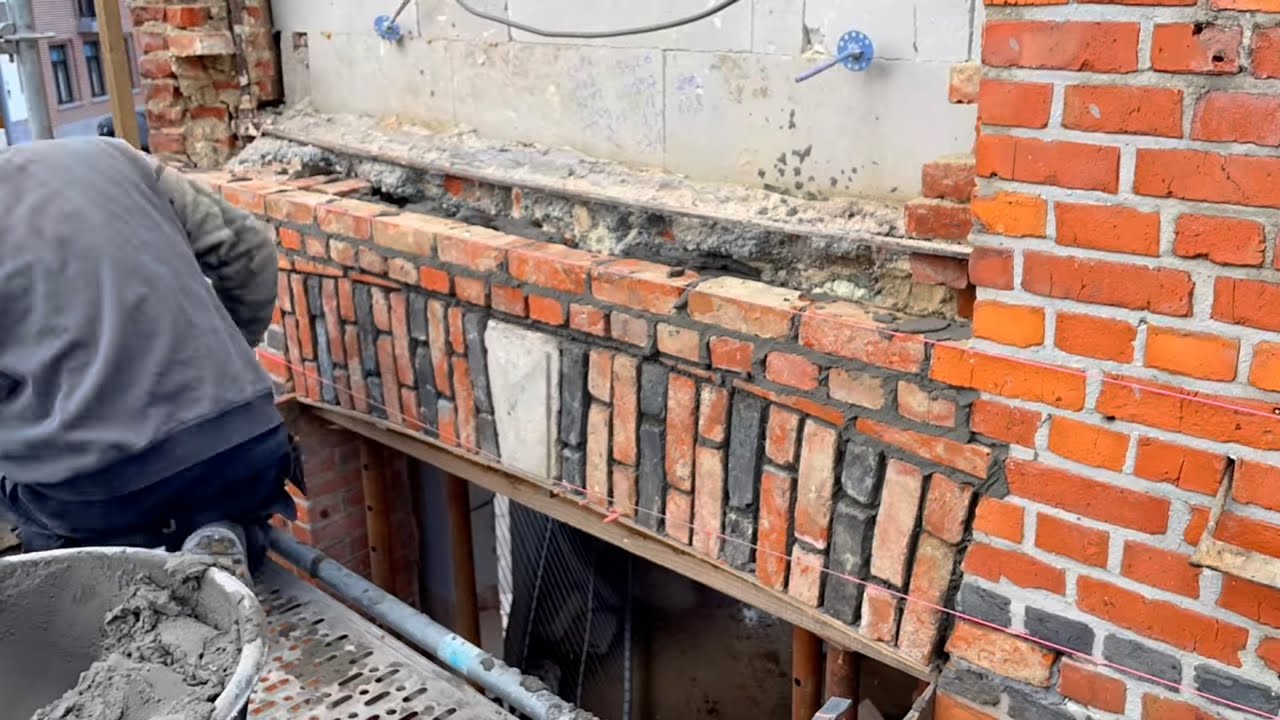 Old Brick Arch rebuild - YouTube