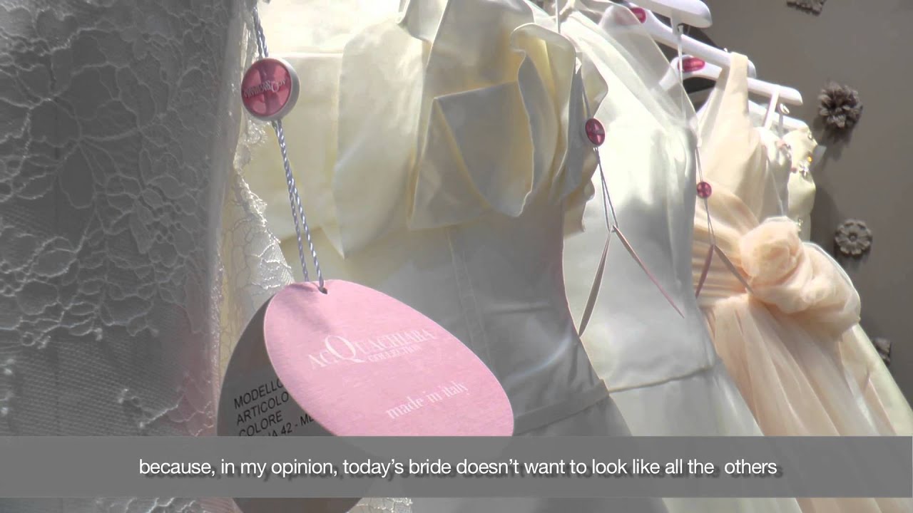 DANIELA BASILE FOR ACQUACHIARA IN SI' SPOSAITALIA COLLEZIONI 2014 - YouTube