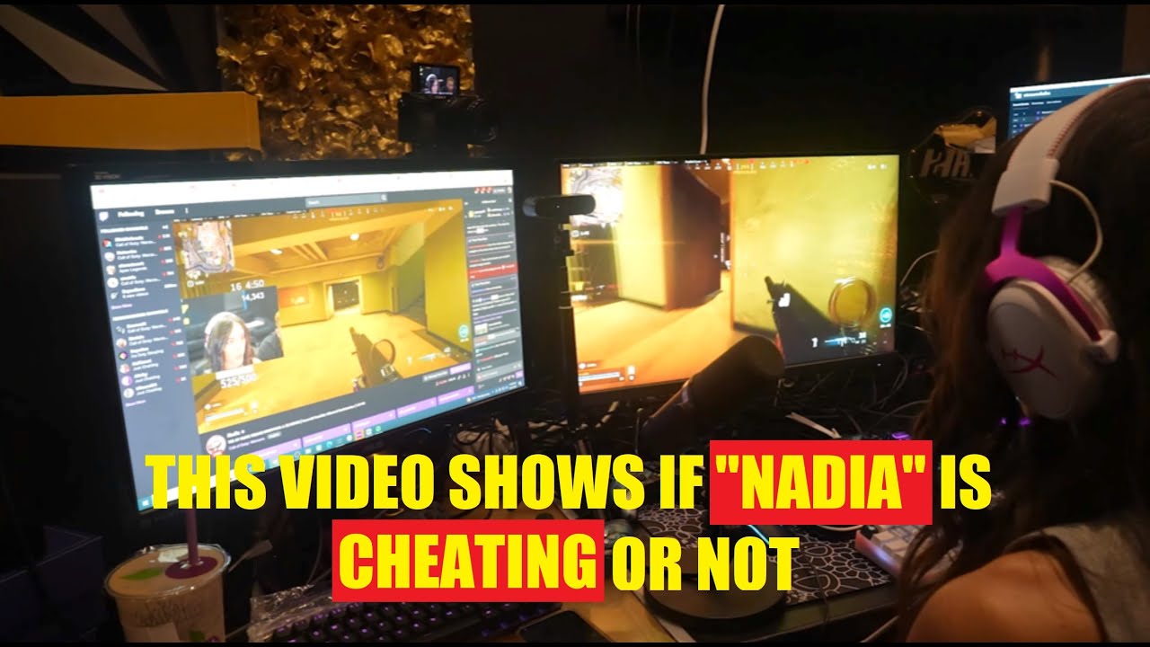 Nadia Warzone Gameplay on SWAGG's Setup - YouTube