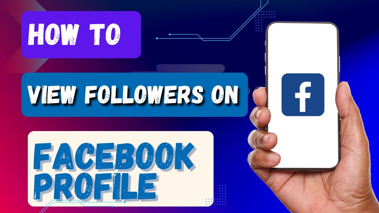 How To View Followers On Facebook Profile - YouTube