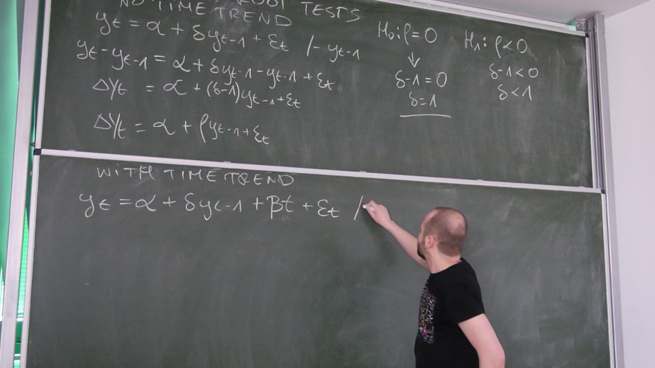 14. AQE: Basics of the unit root tests - YouTube