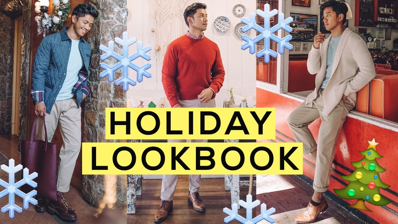 9 Easy Holiday Outfit Ideas for Men | David Guison - YouTube
