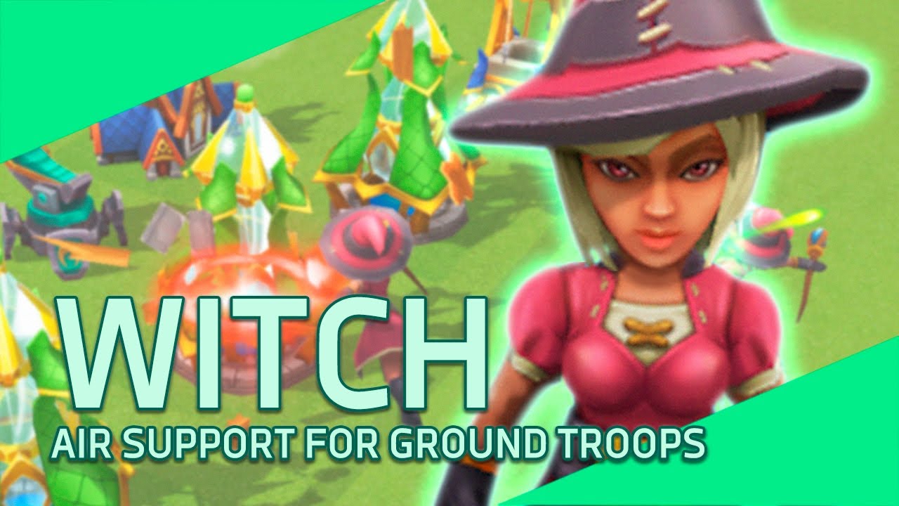 Dragon Lords - Witch (Air support for Ground troops) - YouTube