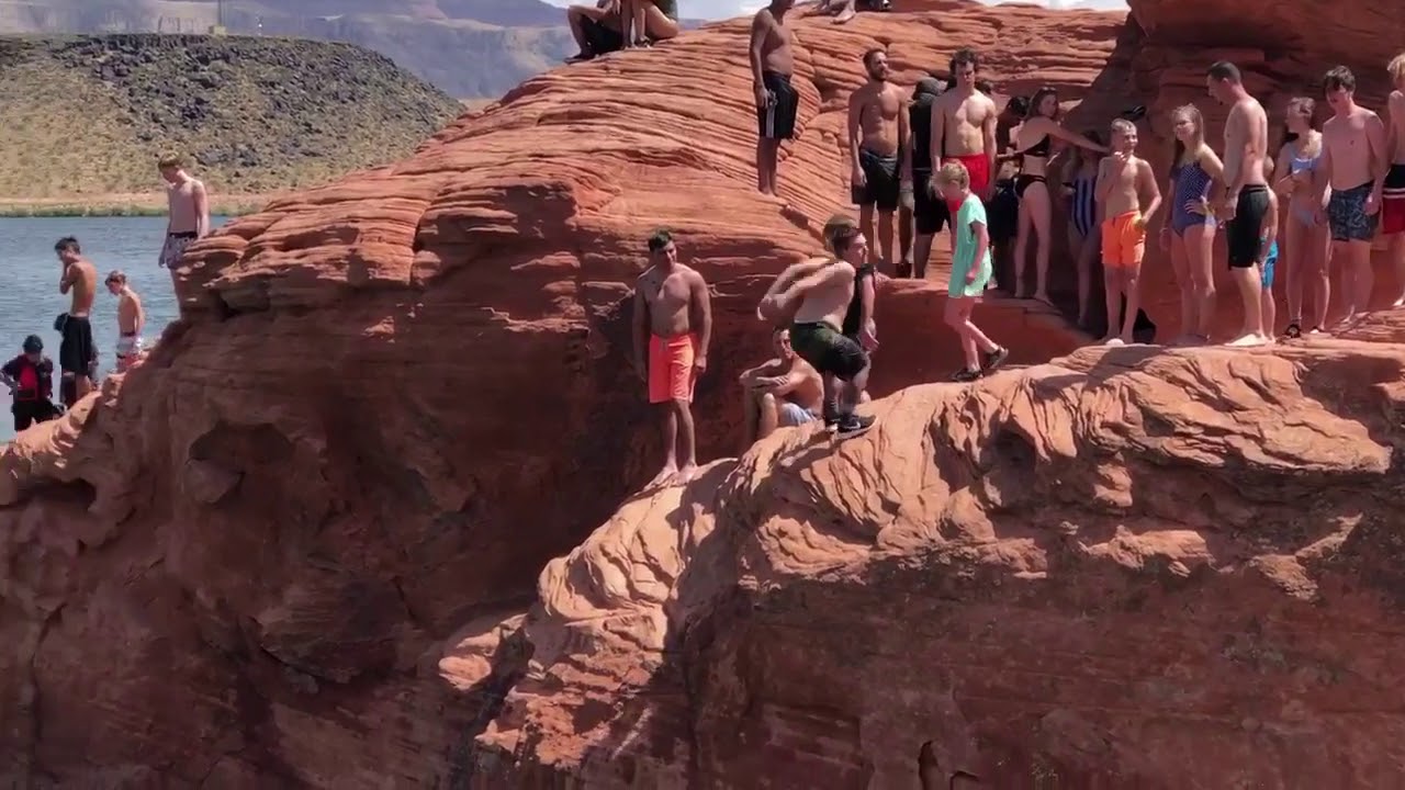 Fat people falling - YouTube