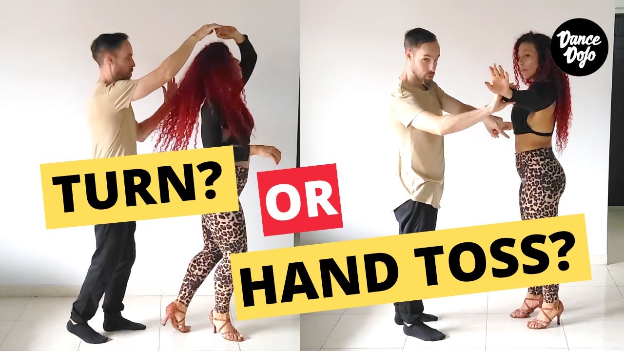 Turns vs. Hand Tosses for Salsa (What's the Difference?) - YouTube