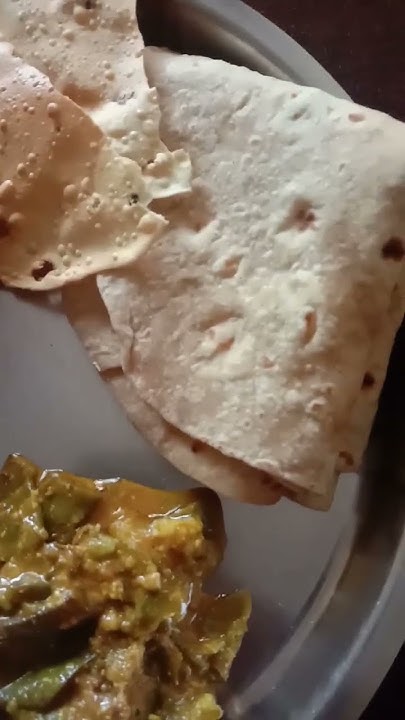 #Short#Ghewada vaga bhaji#kadhi#paneer masala bhaji#food#chapati ...