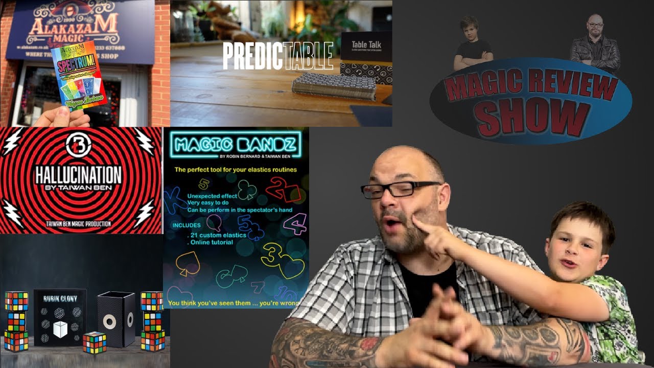 Hallucination, Spectrum, PredicTABLE, Rubik Clony & Magic Bandz | Craig ...