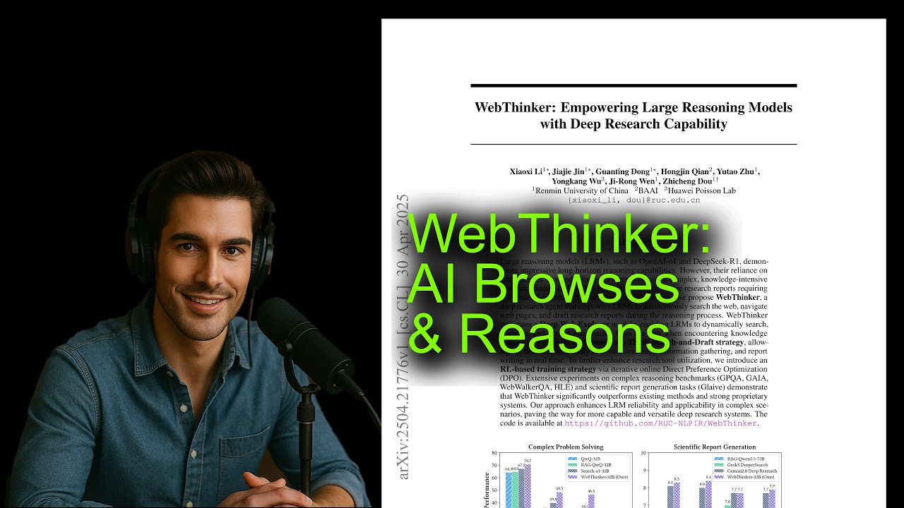 WebThinker: AI Browses & Reasons - YouTube