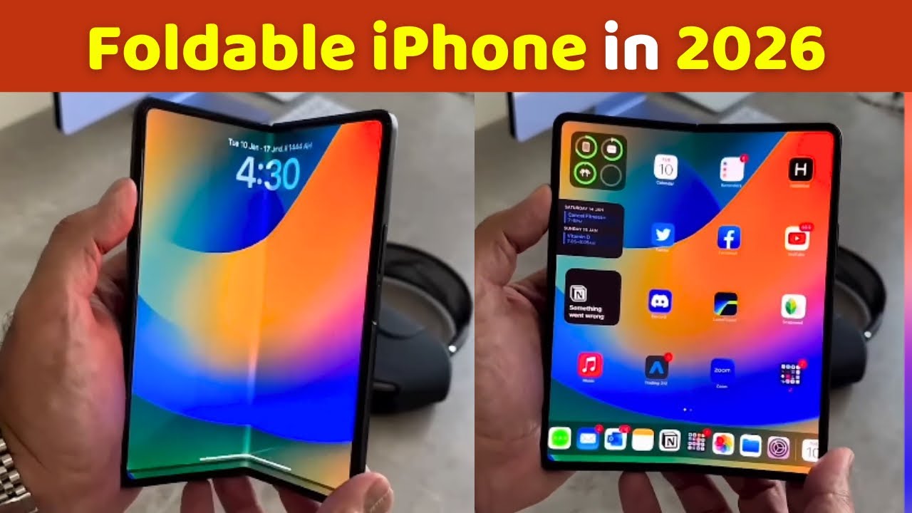 Apple may Launch New Foldable iPhones in 2026, Leaked design and ...